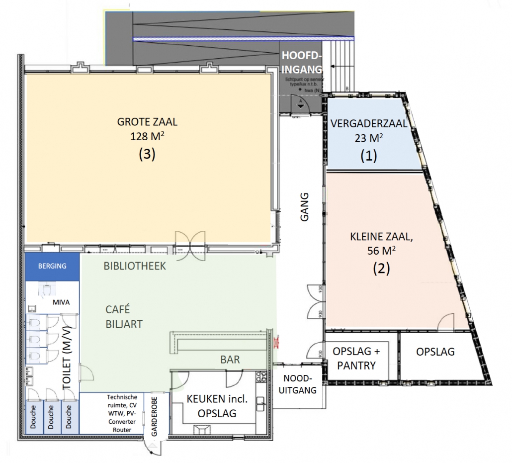 Plattegrond Dorpshuis – Heilig Landstichting
